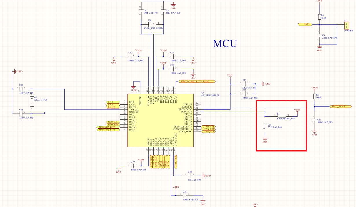 Ccscc1310 Program Loads Reset Device Ok But No Debug Problem Sub 1