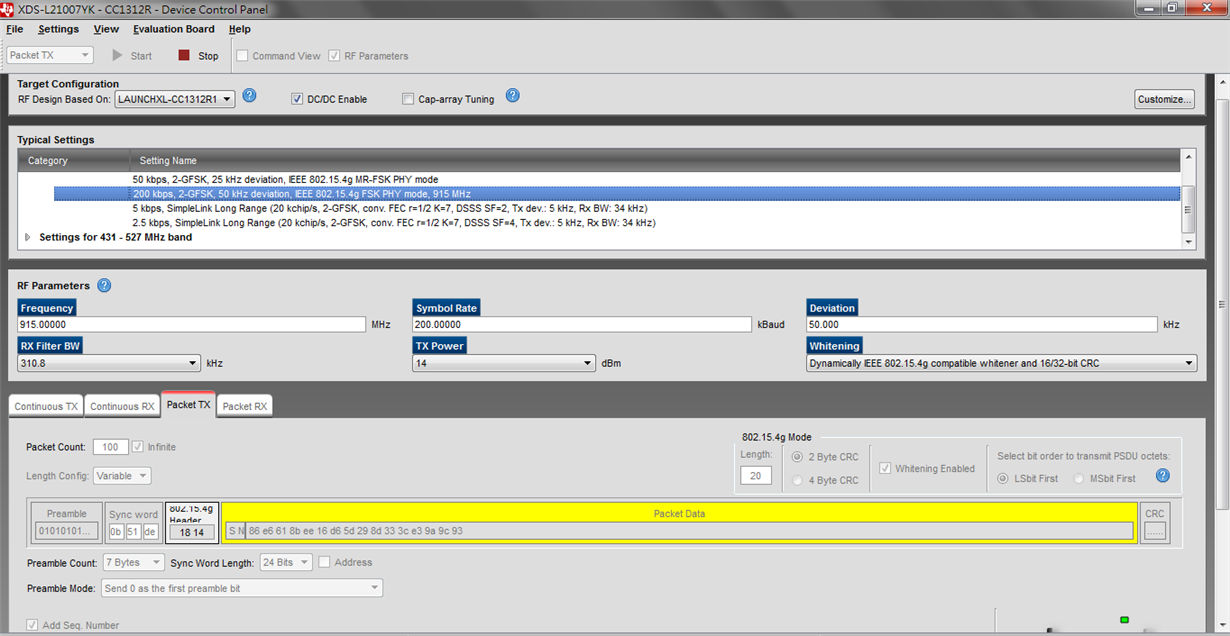 CCS/LAUNCHXL-CC1312R1: Poor Eyediagram zero cross error(RMS) - Sub-1 GHz forum - Sub-1 GHz - TI ...