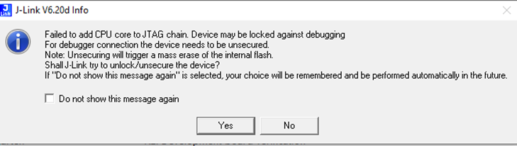 Cc1352p I Wish To Use Jlink Instead Of Xds Sub 1 Ghz Forum Sub 1 Ghz Ti E2e Support Forums