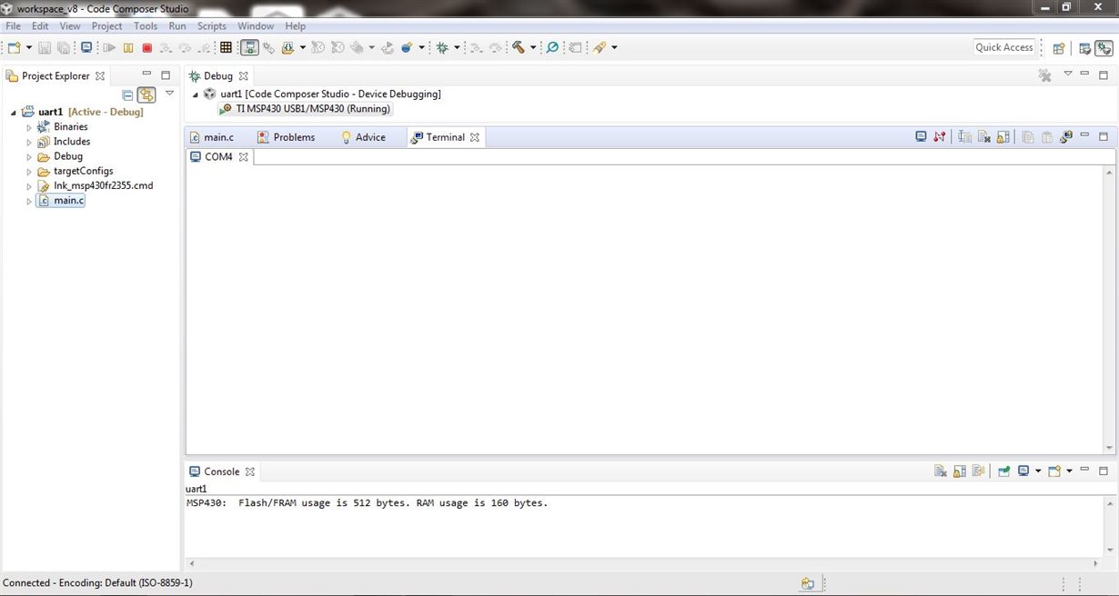 CCS/MSP430FR2355: problem with UART communication - MSP low-power microcontroller forum - MSP ...