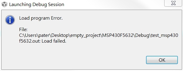 Ccsmsp430f2122 Wrong Identifying On Ccs And Debugger Problems Msp