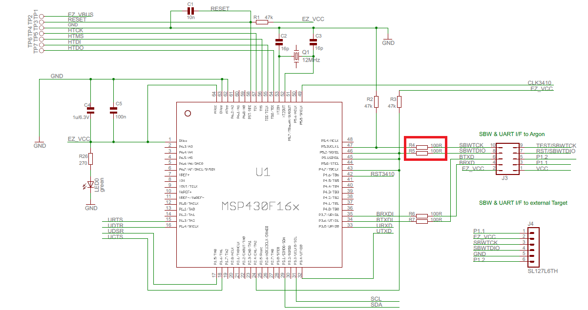 Question Regarding JTAG and SPI interface to MSP430G2553 20 pin Microcontroller. - MSP low-power ...