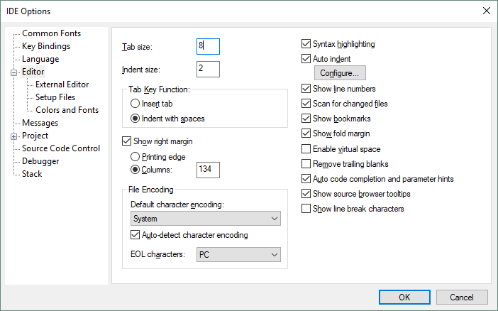Iar Embedded Workbench Ide Editor Tab Size And Listing Assembler Line Length Msp Low Power