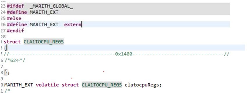TMS320F28379D: Symbol redefined error when using a structure defined in ...