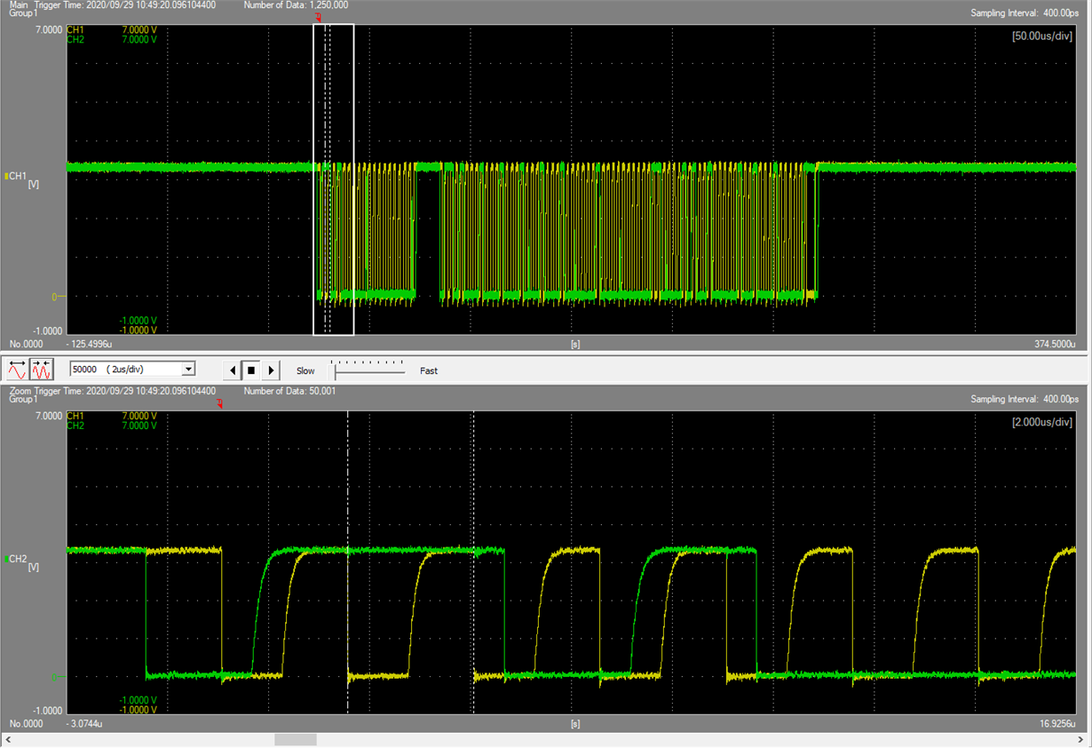 TMS320F28377S: i2c master frequency innacuracy - C2000 microcontrollers ...