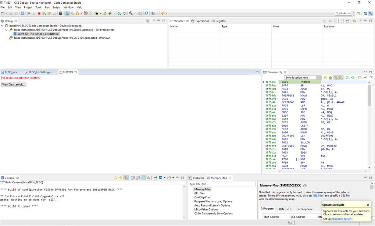 CCS/DRV8301-HC-C2-KIT: Problem with target connection - C2000 microcontrollers forum - C2000™︎ ...