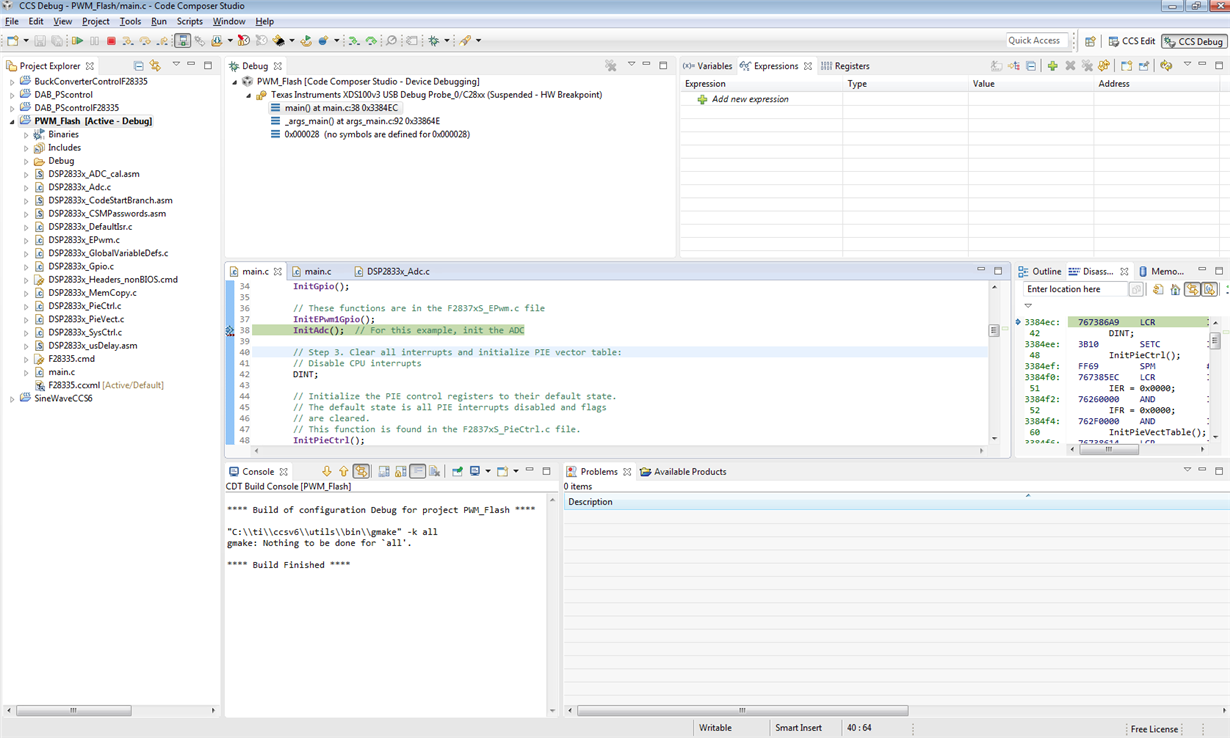 F28335 Flash programming - C2000 microcontrollers forum - C2000™︎ ...