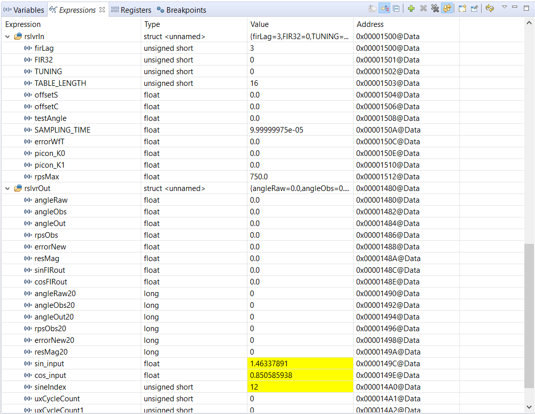 TMS320F28377D: Output angle from resolver_algo_CLA() function - C2000 microcontrollers forum ...