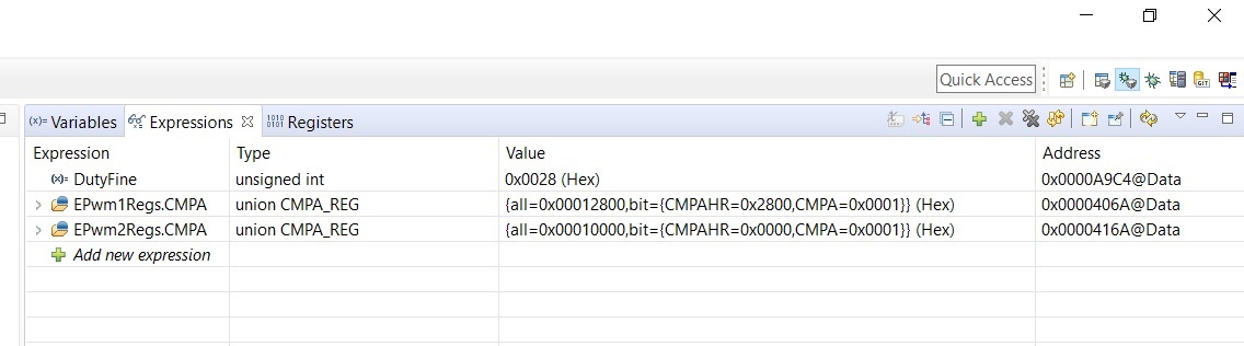 CCS/LAUNCHXL-F28379D: HRPWM - MEP scale factor in the example hrpwm_slider - C2000 ...