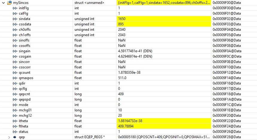 CCS/TMS320F28379S: C2000 Position Manager SinCos Library - C2000 microcontrollers forum - C2000 ...