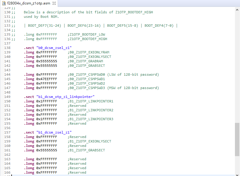 CCS/TMS320F280049C: F280049C, can't program DCSM - C2000 ...