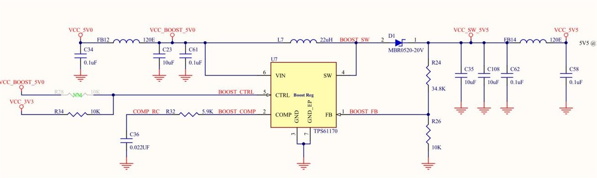 TPS61170: Output follows input without control of CTRL Pin - Power management forum - Power ...