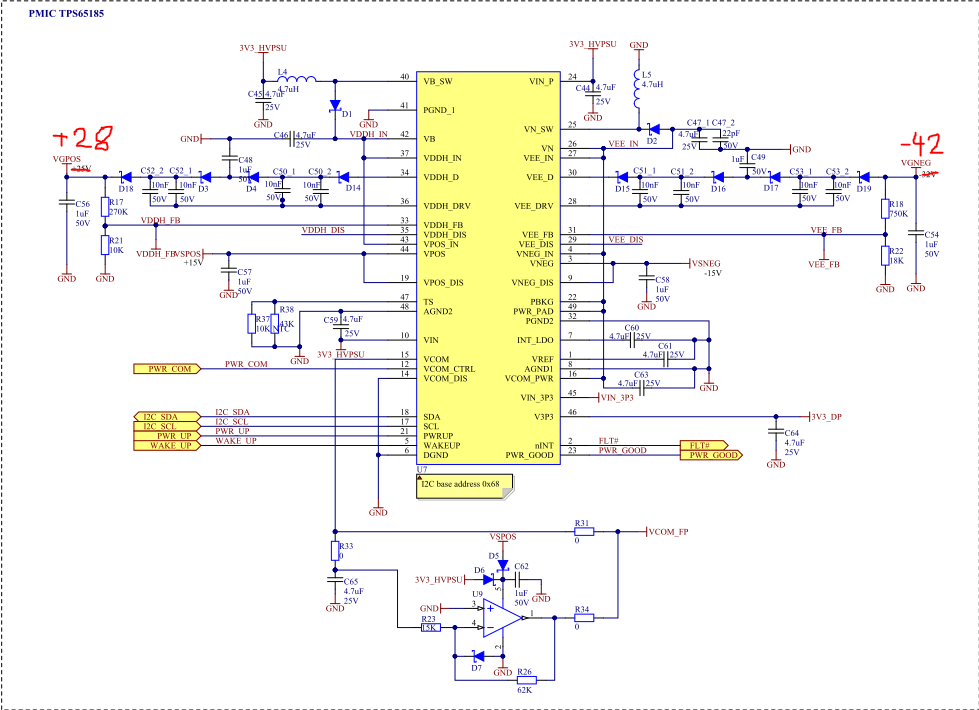 TPS65185: Recommentations to overcome Register 0x08 untervoltage errors. - Power management ...