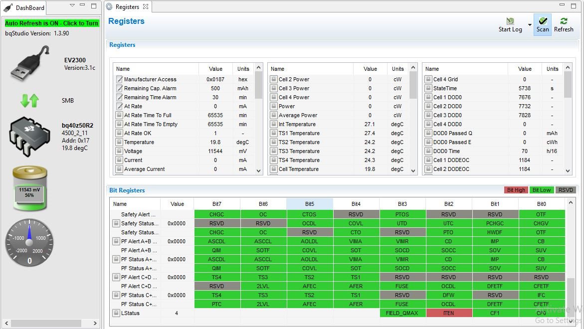 BQ40Z50-R2: PACK and Battery Voltage are not in the same value - Power management forum - Power ...
