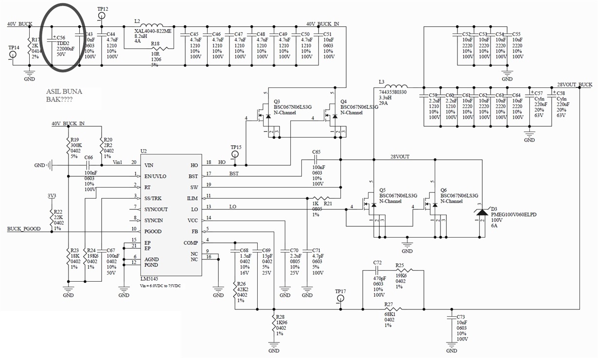 LM5145: Shutting Down of the System in High Current Application - Power ...