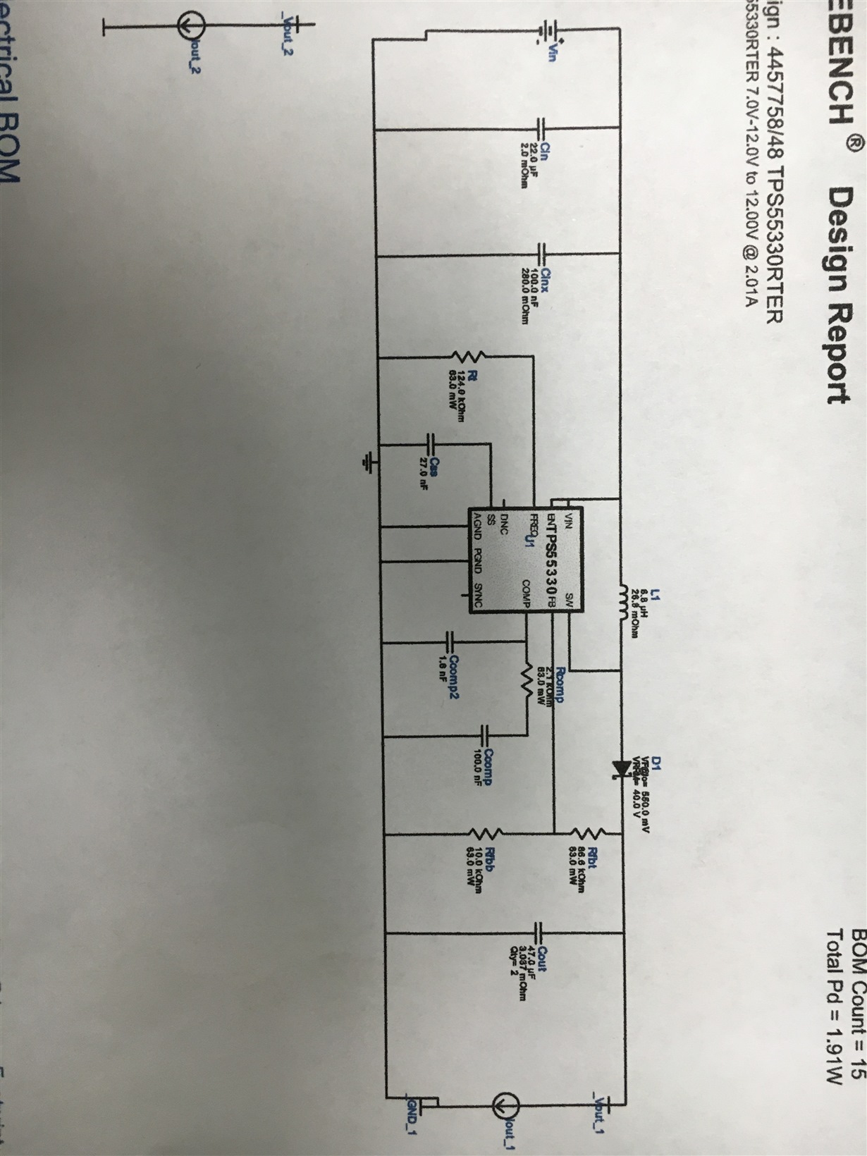Vout not steady for TPS55330 - Power management forum - Power ...