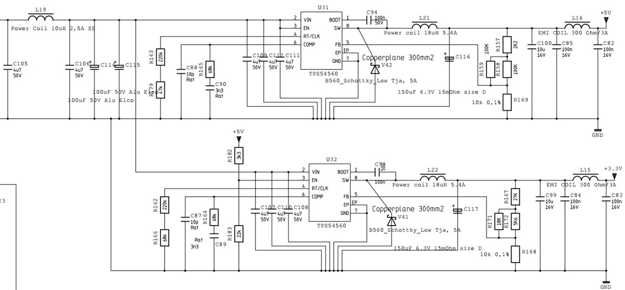 TPS54560 FB input voltage low - Power management forum - Power ...