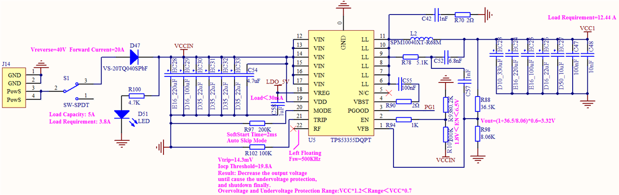 WEBENCH® Tools/TPS53355: TPS53355 Design Review - Power management forum - Power management - TI ...