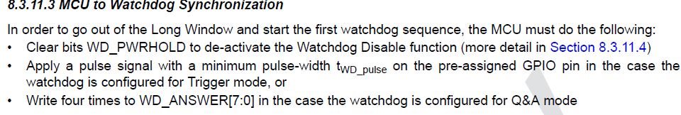 TPS6594-Q1: Regarding Watchdog Q&A mode - Power management forum ...