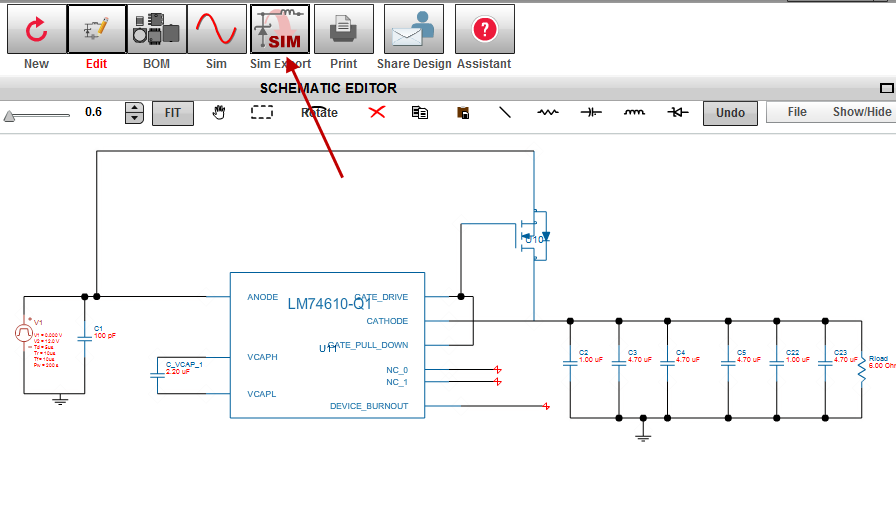 Lm74610 Q1 Tina Model Download Simulation Hardware And System Design Tools Forum Simulation