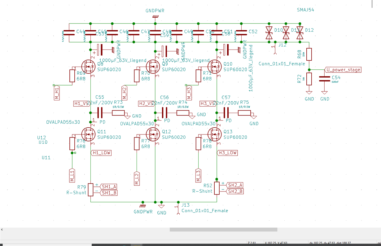 DRV8302: DRV8302 application, Final stage fails frequently. - Motor drivers forum - Motor ...