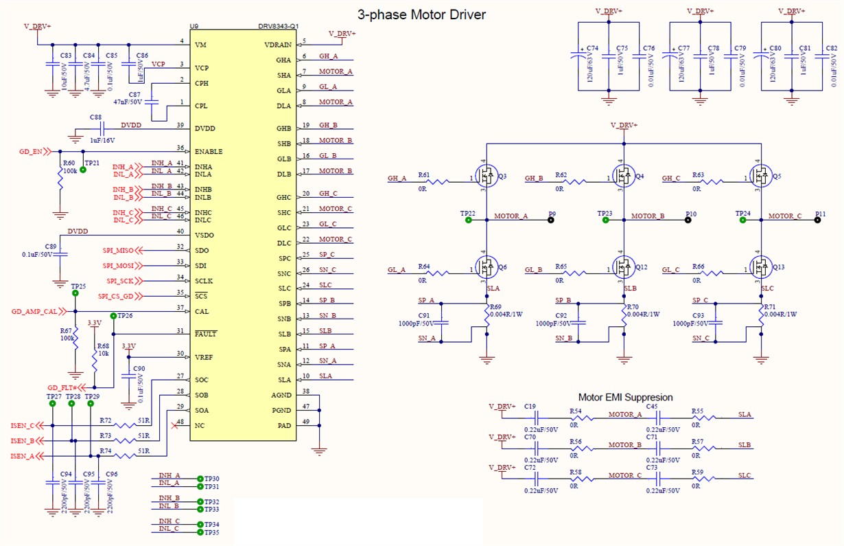 DRV8343-Q1: Device is burning during operation - Motor drivers forum ...