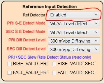 LMK03328: Loss lock behavior at PLL1 during PLL2 register setting ...