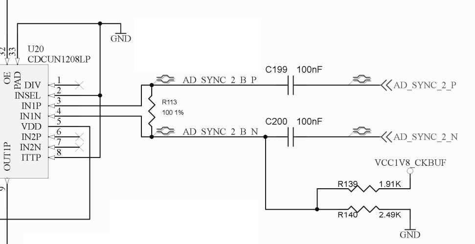 Cdcun1208lp Clock Input Biasing With Ac Coupling Clock And Timing Forum Clock And Timing Ti