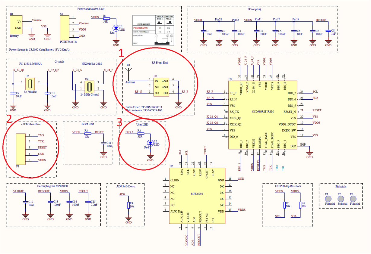 RTOS/CC2640R2F: CC2640R2F Customize Design, Balun Filter/Chip Anttena, LDO - Bluetooth forum ...