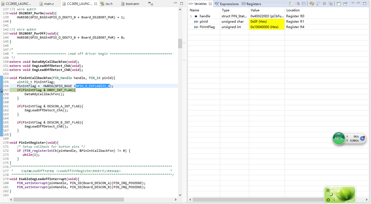 Rtoscc2640 Gpio Event Flag Value Read Incorrect Bluetooth Forum