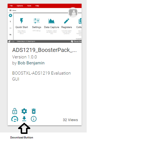 BOOSTXL-ADS1219: Where can I find the GUI for the ADS1219? - Data ...