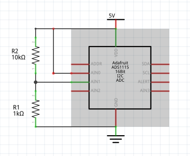 ADS1115: voltage divider measurement - Data converters forum - Data converters - TI E2E support ...