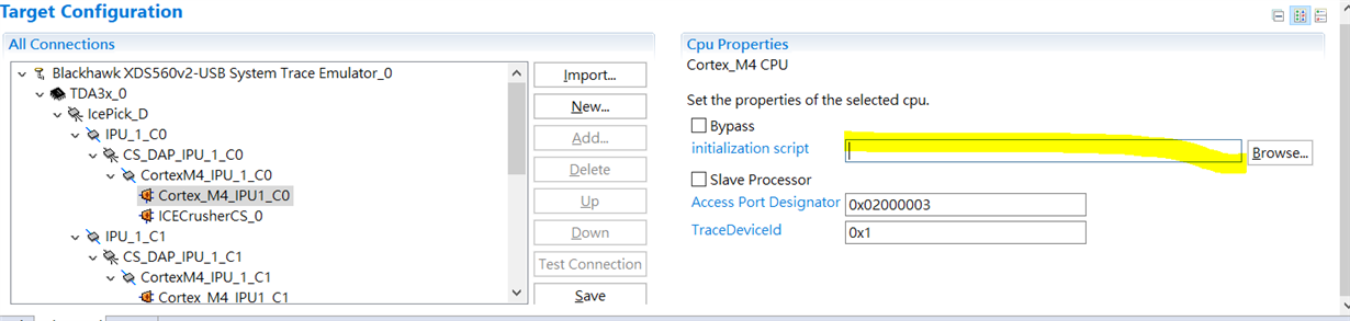 RTOS/TDA3XEVM: How to use CCS to see the register of SBL - Processors forum - Processors - TI ...