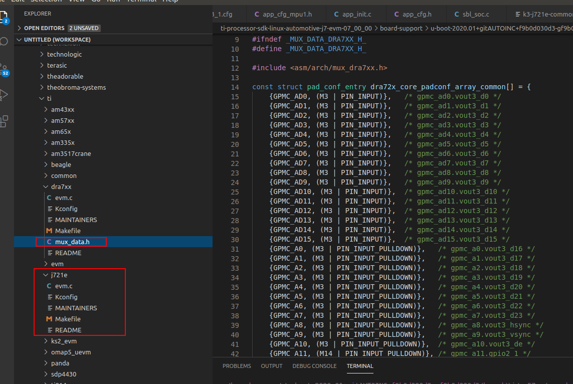CCS/TDA4VM: how to change pin mode of tda4vm - Processors forum - Processors - TI E2E support forums