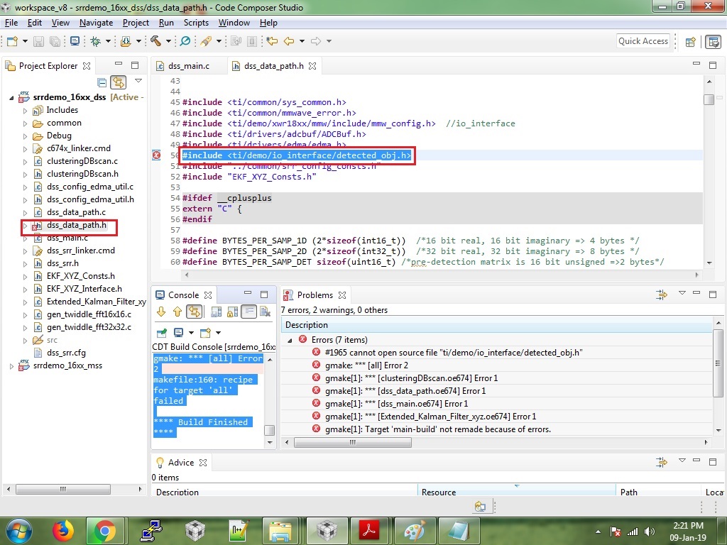 CCS/IWR1642BOOST: Where do I have to change in DSS & MSS example to ...