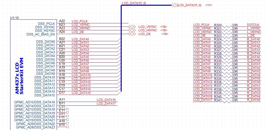 AM4378: 18-bit LCD connect issue - Processors forum - Processors - TI E2E support forums