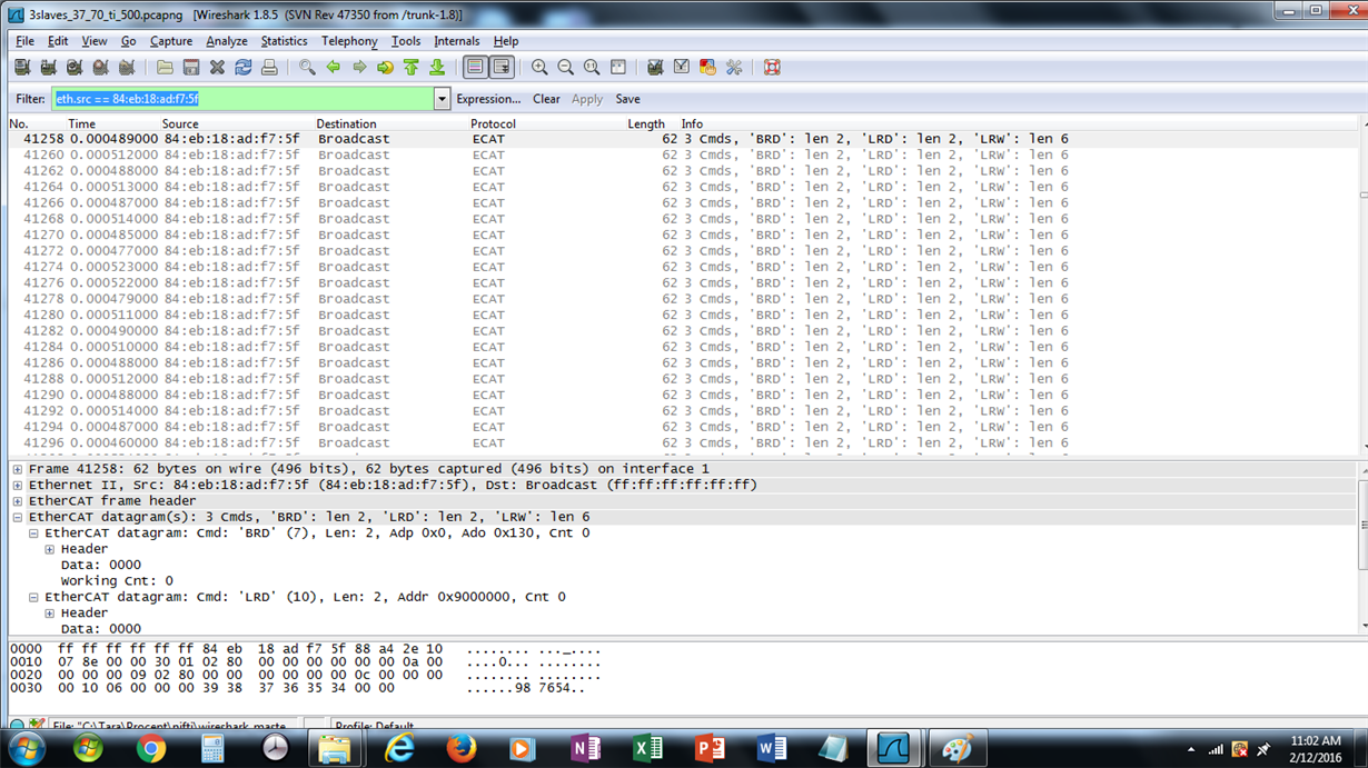 High jitter between eCAT Master and eCAT Slave - Processors forum ...