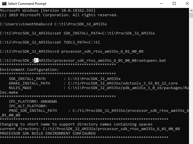 Ccsam3359 Rtos Examples Issue Processors Forum Processors Ti E2e Support Forums