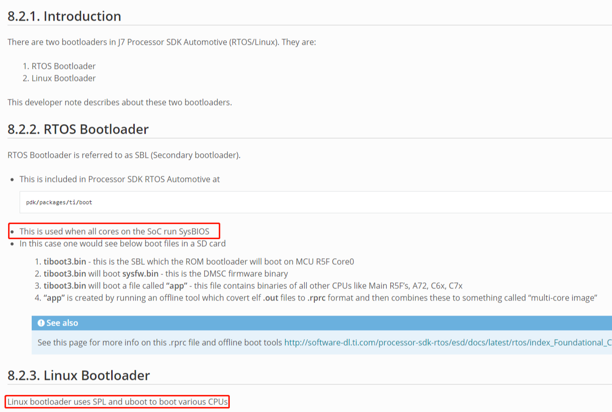 Compilerprocessor Sdk Dra8x Tda4x Sbl Boot Liunxqnx Processors Forum Processors Ti E2e