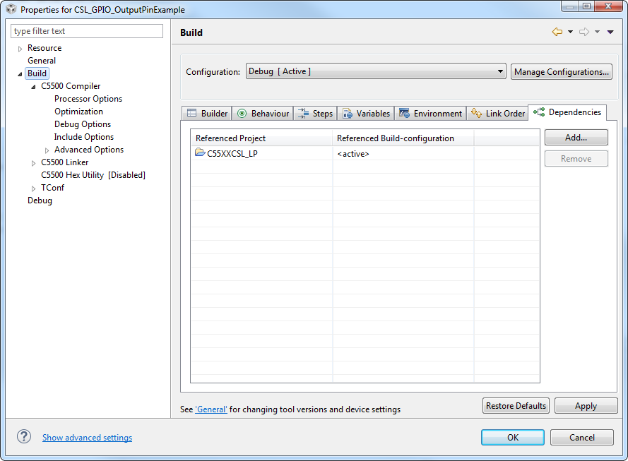 C55XXCSL_LP.lib - Code Composer Studio forum - Code Composer Studio™︎ ...