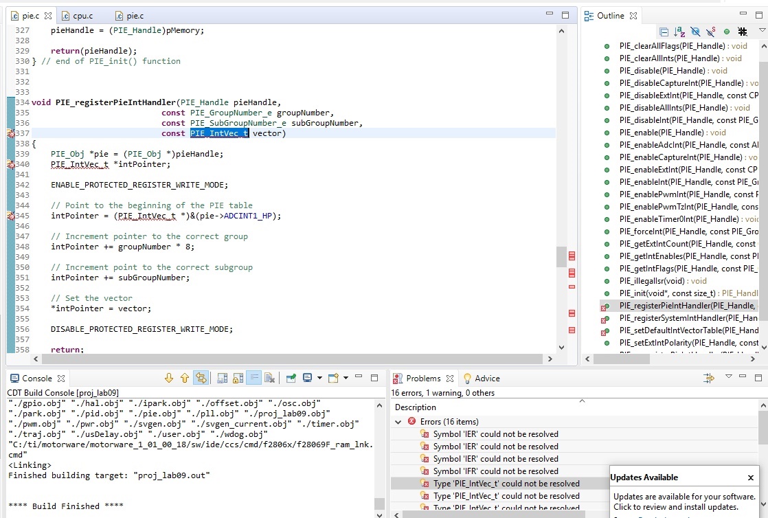 CCS: Indexer not working - Code Composer Studio forum - Code Composer Studio™︎ - TI E2E support ...