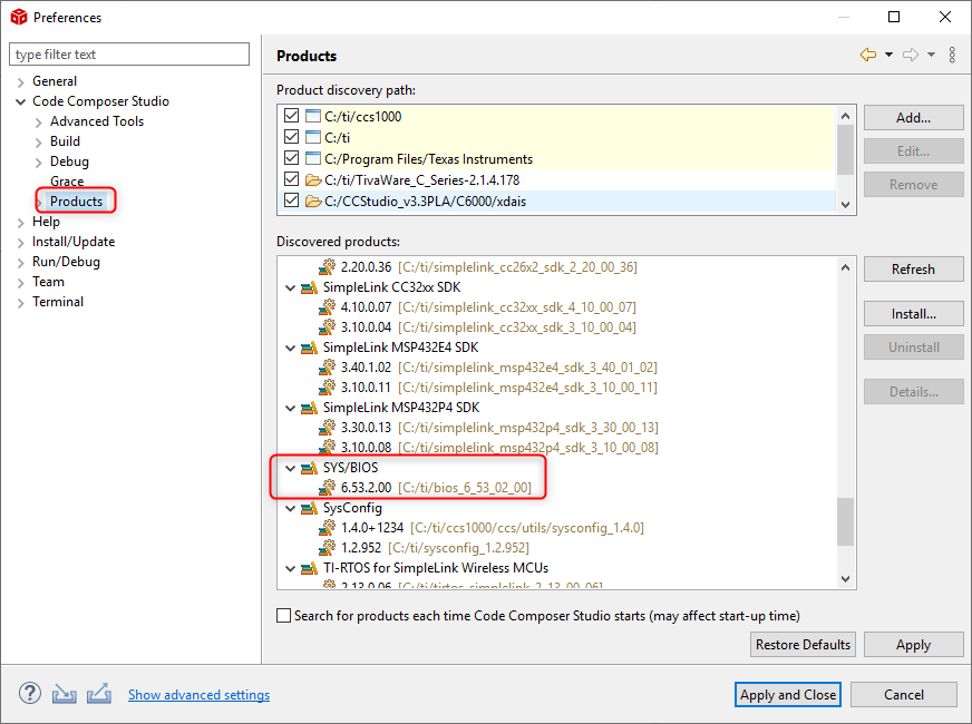 CCS/TM4C1294KCPDT: Creating an automated build - Code Composer Studio forum - Code Composer ...