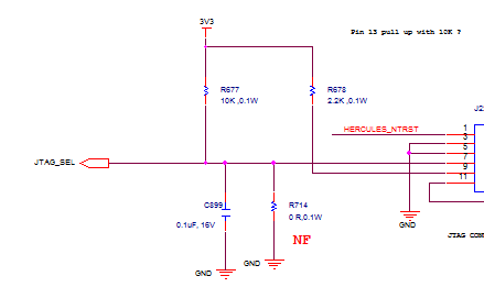 TMS570LS1224: JTAG mapping to XDS 110 Debug probe CTI-20 Pin connector ...
