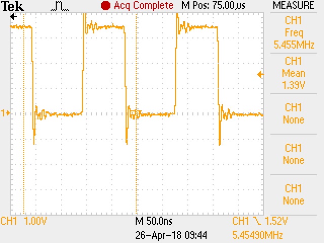 Tm4c1294ncpdt Gpio Output Rising And Falling Edges Arm Based