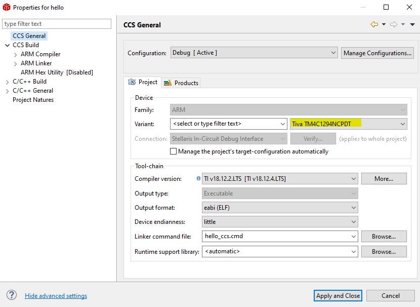 CCS/TM4C1294NCPDT: Data verification error, file load failed - Arm-based microcontrollers forum ...