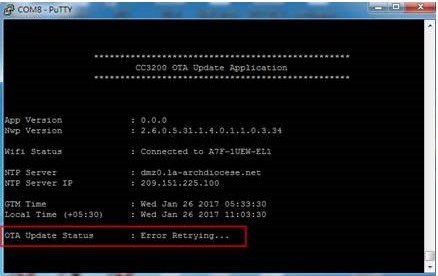 How to implement OTA on CC3200 or use TI-example ota_update? - Wi-Fi forum - Wi-Fi - TI E2E ...