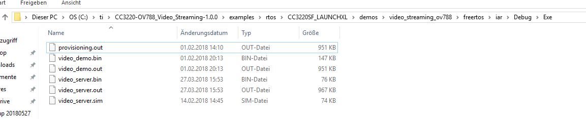 CC3220-VIDEO-CAMERA-SOFTWARE: Provisioning Sequence has not started yet ...
