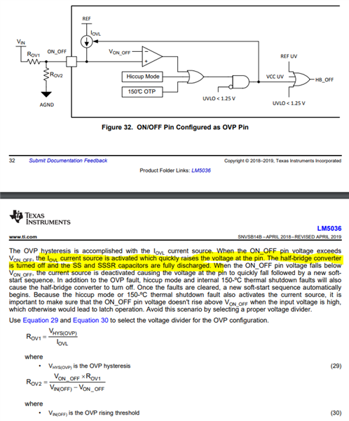 LM5036: LM5036 SR does not work at light load start up - Power ...