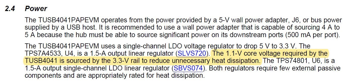 TUSB4041I: Power on Sequency - Interface forum - Interface - TI E2E support forums