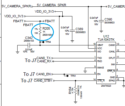 TCAN1043-Q1: Does our Vsup pin need a pull up resistor? - Interface forum - Interface - TI E2E ...